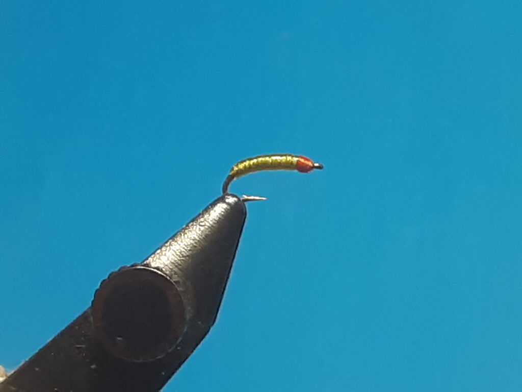 Light olive midge larva – Fly Vault™